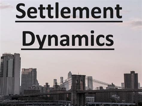 Settlement Dynamics Urban Settlements Functional Zonation Teaching