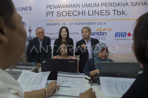 Saham Soechi Lines Antara Foto