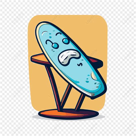 卡通衝浪板坐在椅子上剪貼畫 向量卡通椅子貼紙eps圖案素材免費下載，可愛卡通圖片，尺寸2134 × 2134px Lovepik