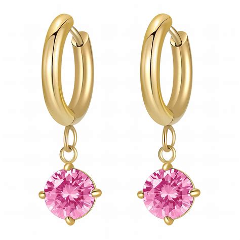18k Gold Plated Stainless Steel Earrings Intensity Sku 90032 0