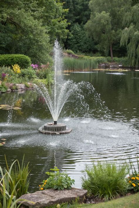 14 Beautiful Pond Fountain Ideas For Your Backyard