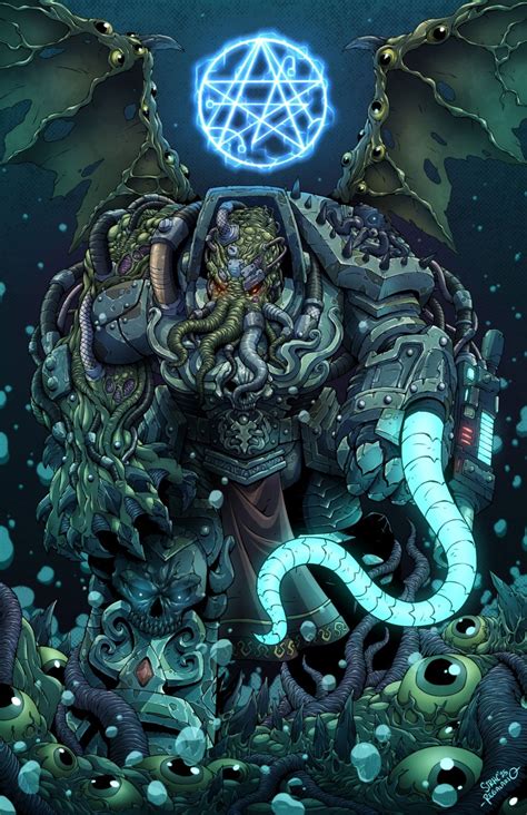 Cthulhu Azathoth By Christopher Regalario Shinsirhcart Shin Sirhc 40k Gallery Warhammer