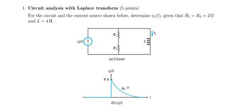 solved circuit analysis with laplace transform 5