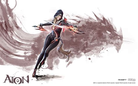 Aion Assassin Girl Game Vision Stigma Aion Powerbook