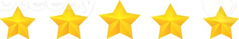 Yellow Star Rating Png