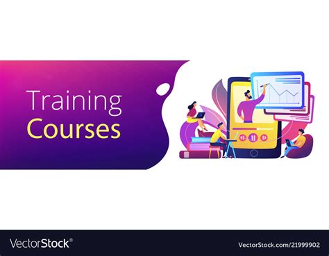 Recorded Classes Header Or Footer Banner Vector Image