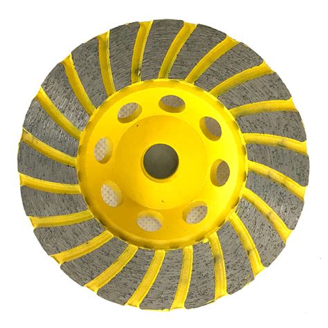 Syntec 7 Turbo Cup Wheel 120140 Grit With Threaded Arbor