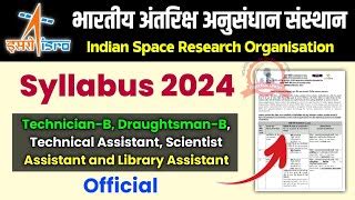 Isro Ursc Syllabus 2024 Isro Ursc Technician B Syllabus 2024 Isro Ursc