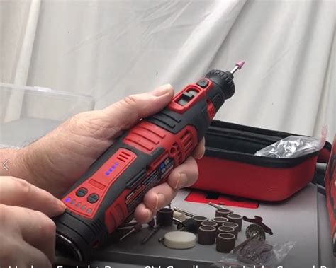 8v Cordless Variable Speed Rotary Tool Kit 40 Piece