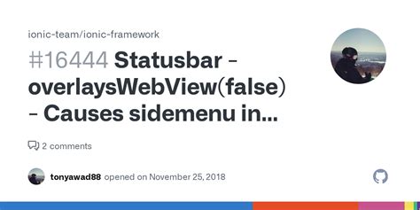Statusbar Overlayswebviewfalse Causes Sidemenu In Ios To Stop Working · Issue 16444
