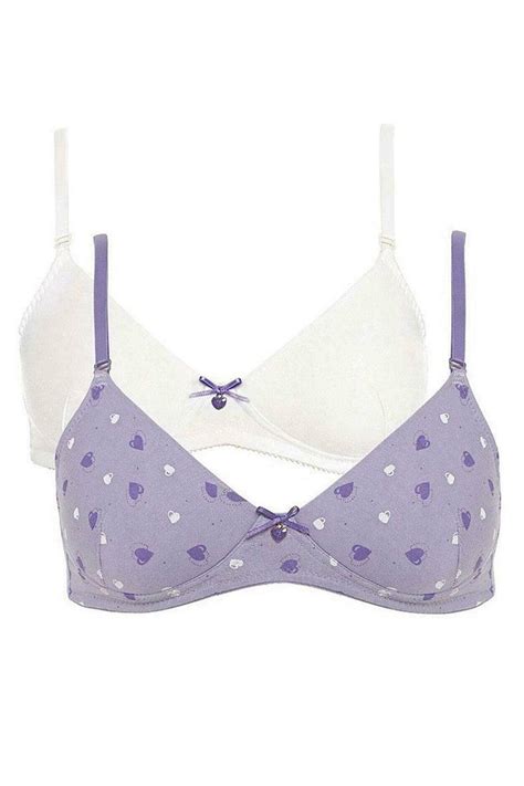 Royce 8021 Sweet Violet 2 Pack Teen Bra Shirley Allum Shirley Allum