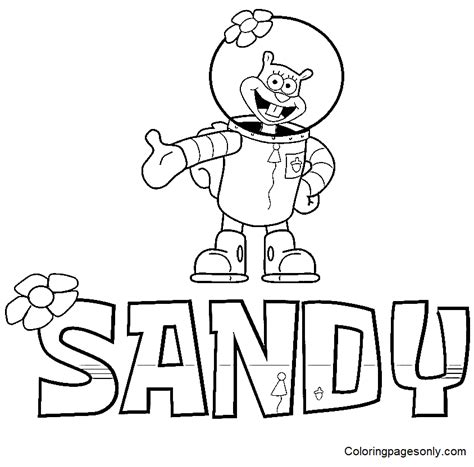 30 Sandy Cheeks Coloring Pages Free Printable Pdf And Online Coloring