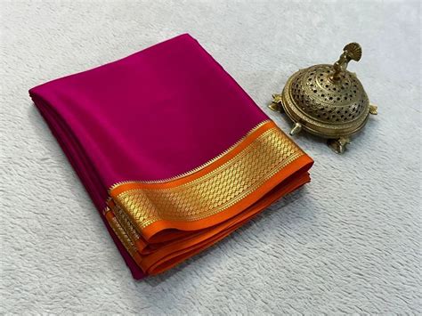 Semi Crepe Mysore Silk Saree At ₹ 699piece मैसूर रेशम की साड़ी In