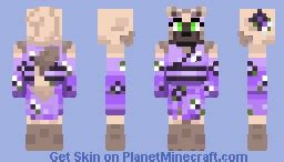 Female Wolf V2 Minecraft Skin
