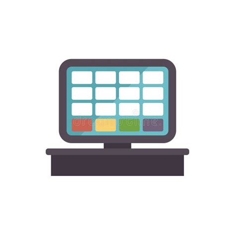Modern Pos Terminal Displaying Product Selection Interface Stock