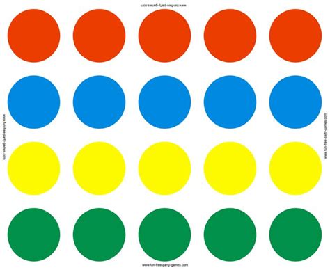 Printable Twister Game Printable Word Searches