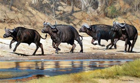 Original Oil On Canvas By Lauren Bone Safari Club International