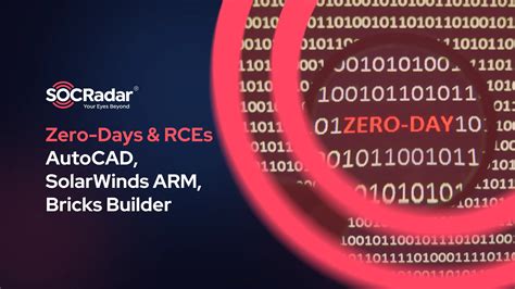 multiple zero day and rce vulnerabilities aboard autocad solarwinds