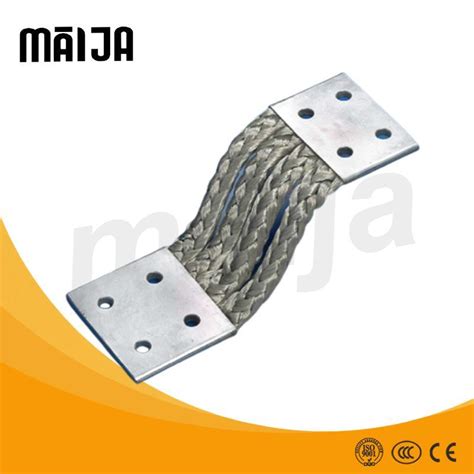 Copper Braid Strip Connector Braided Tin Wire With Lug Electrical