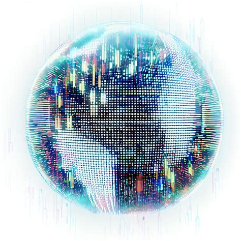 Premium Ai Image Digital Earth In White Background