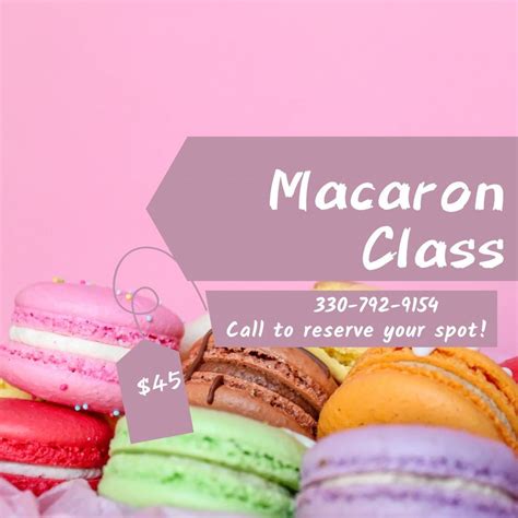 French Macaron Class Sugar Showcase 30 April To 1 May