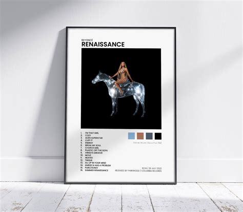 Renaissance Beyonce Album Cover Poster Music Album Cover Sold By Jo