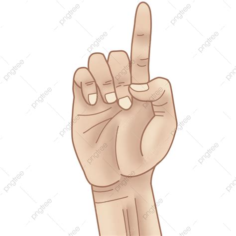 One Hand Symbol Number One Hand Vector Art Icons And Graphics For