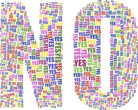 1000 多张免费的“yes No”和“是的”插图 Pixabay