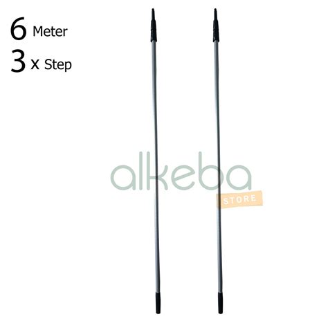 Jual Teleskopic 6 Meter Tongkat Kebersihan Plafon Atap Telescopic 6 M