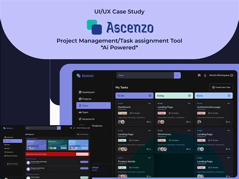 Ascenzo Ai Task Assignmentproject Management Tool Behance