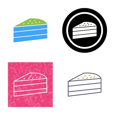 Cake Slice Vector Icon 34206323 Vector Art At Vecteezy
