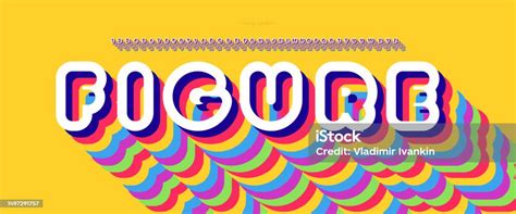 글꼴 벡터 그림 현대 3d 굵은 선 스타일 3차원 형태에 대한 스톡 벡터 아트 및 기타 이미지 3차원 형태 검은색 도시 생활 Istock