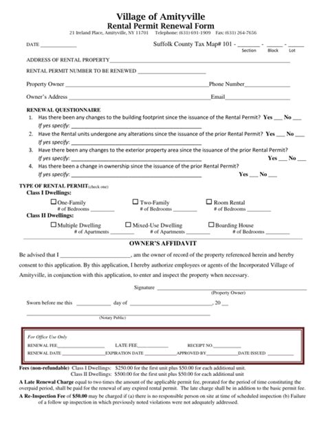 Rental Permit Templates Pdf Download Fill And Print For Free