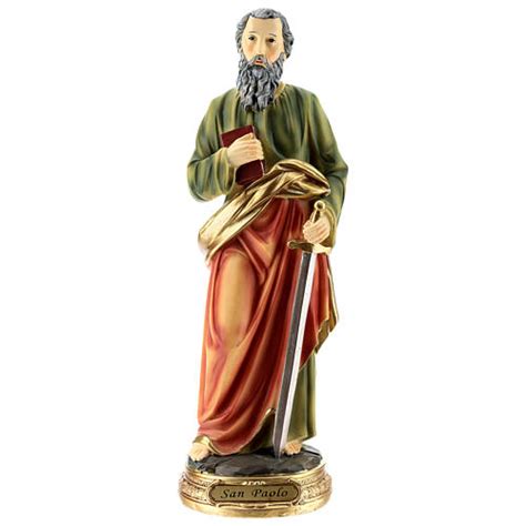 Statue Of St Paul In Resin 30 Cm Online Sales On Uk