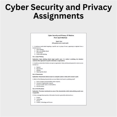 Cyber Security And Privacy Assignments Notes Le Lo