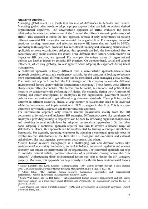 Bhaav6021ulaf20 Global People Management Exam Solution