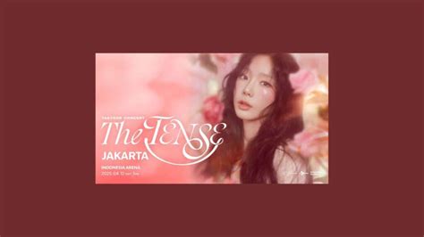 Taeyeon The Tense Tour 2025 Know Complete Details