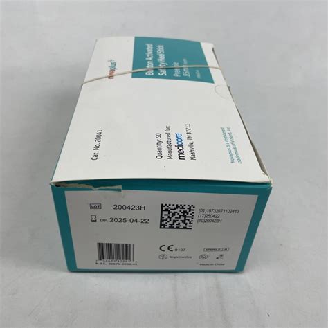 New Novaplus 20041 Preemie Button Activated Safety Heel Stick Lancet