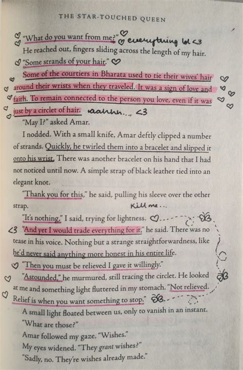 Book Annotations The Star Touched Queen