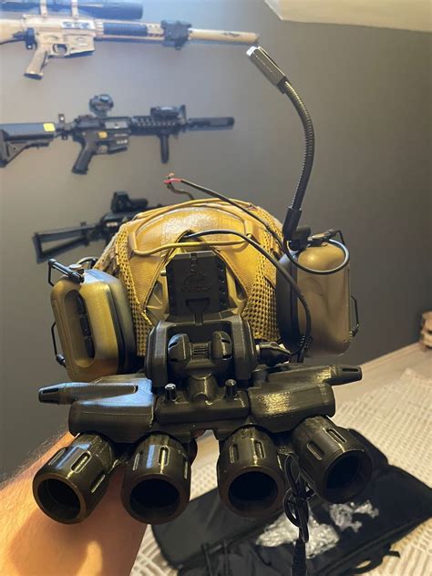 🪖 Tactical Night Vision Helmet 3d Printable Model・ 3d File For 3d
