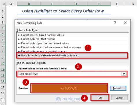 How To Select Every Other Row In Excel 6 Easy Ways