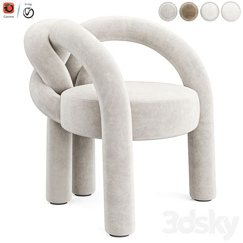 Shibari By Visionnaire Arm Chair 3d Model