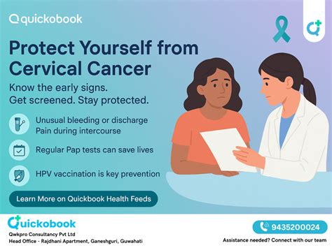 Health Feed Cervical Cancer Early Signs Screening And Prevention Tips