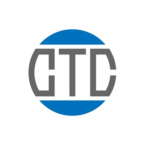 Ctc Letter Logo Design On White Background Ctc Creative Initials