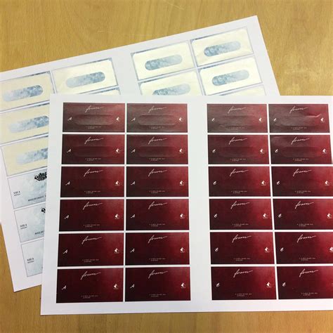 Audio Cassette Labels Printed Full Colour Sheet Of 24 Stickers