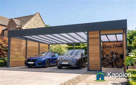 Europort Double Storage 01 Kappion Carports And Canopies