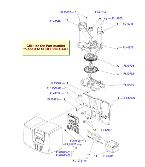 Fleck 7000 Power Head L Valve Assembly