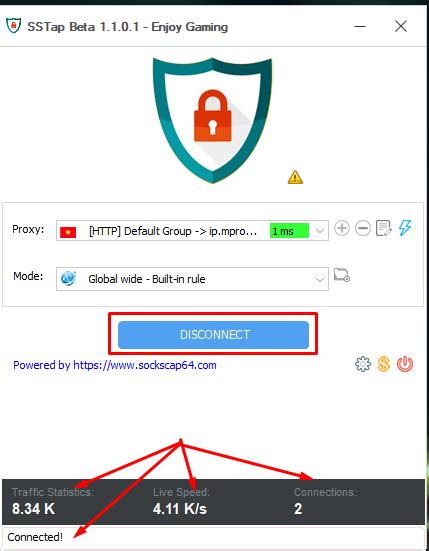 Sử Dụng Mproxyvn Trên Phần Mềm Thay đổi Ip Sstap