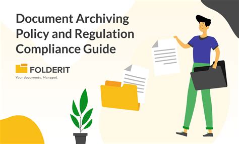 Document Archiving Policy And Regulation Compliance Guide Document