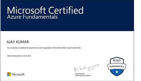 Microsoft Azure Microsoft365 Microsoftazure Achievement Certified